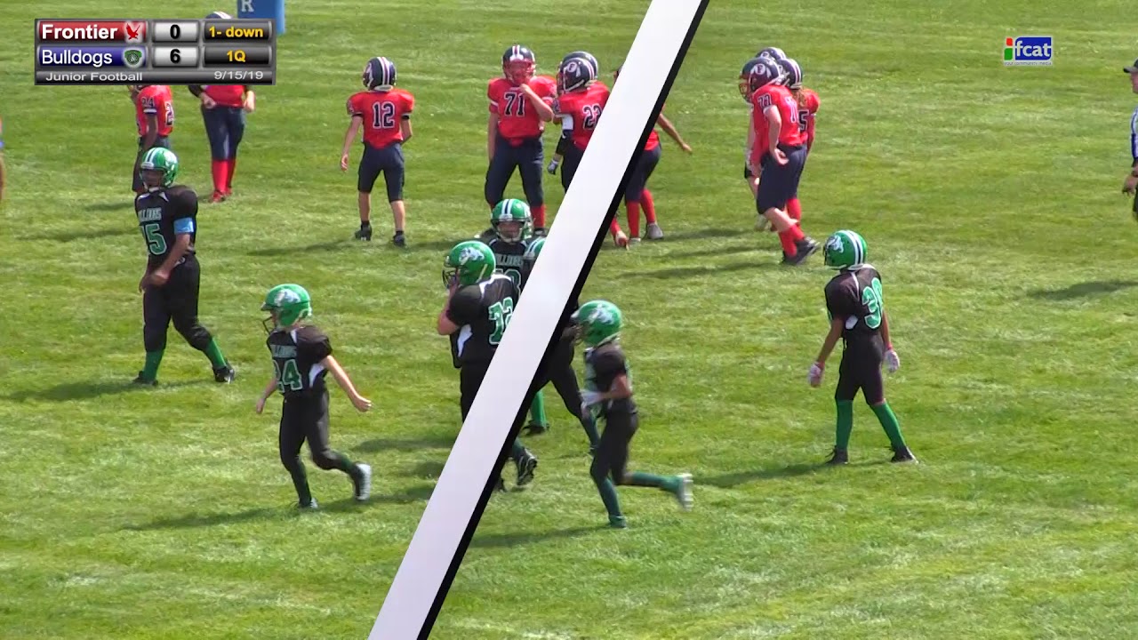 Franklin County Junior Football - Frontier Red Hawks vs FC Bulldogs ...