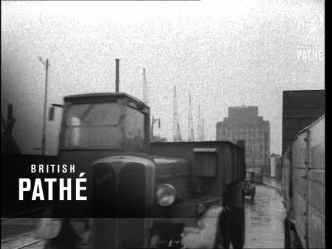 Nine Elms Rail Depot 'go Slow' Strike (1949) - YouTube