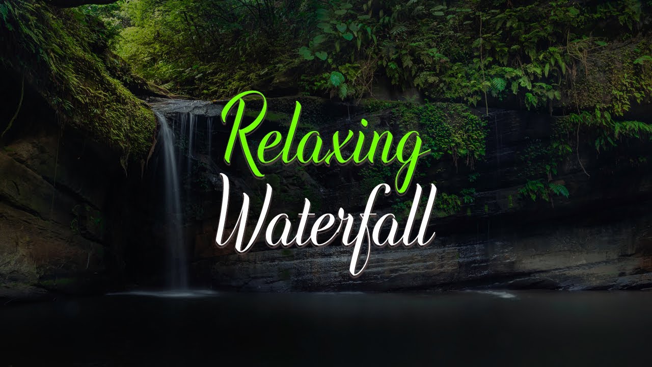 Relaxing Waterfall with Soothing Music 🤩 | Amazing Nature Scenes ...