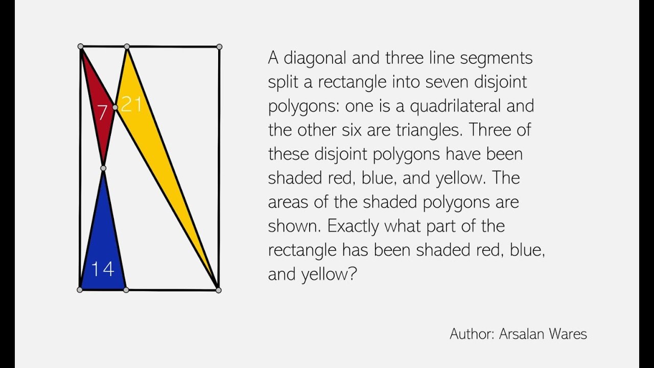 An Interesting Geometry Problem and its Solution. - YouTube