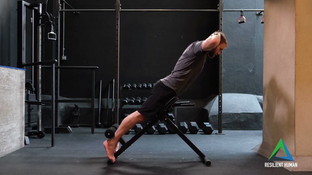 45º Back Extension, Hold - YouTube