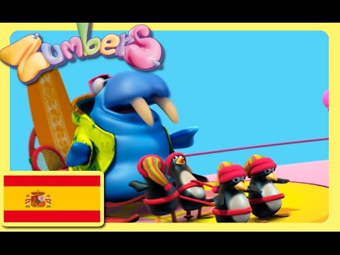 Zumbers, learning Spanish numbers. EP 4. Educational cartoon - YouTube