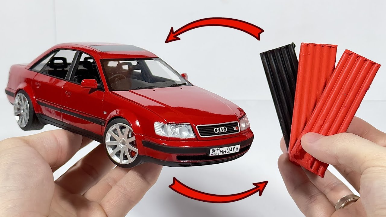 Plasticine clay to Audi 100 S4: The Ultimate Transformation - YouTube