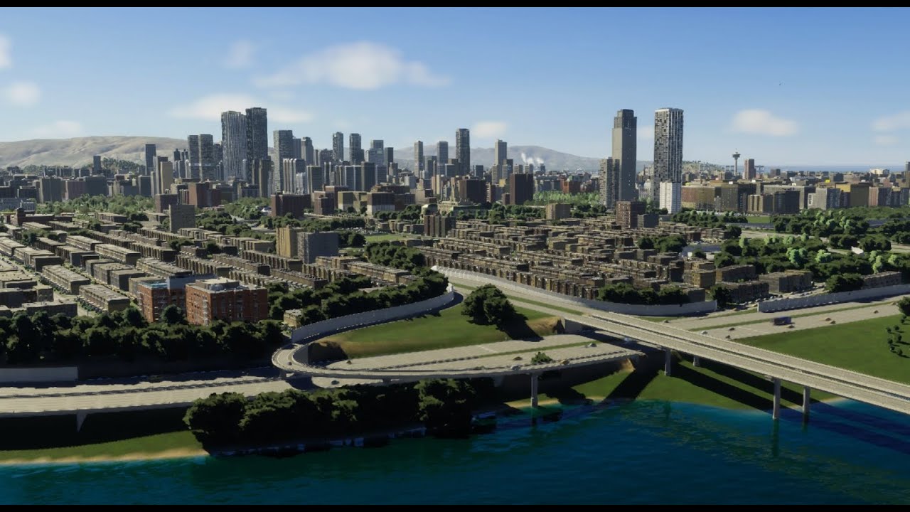 Cities Skylines II River West Update احياء غرب النهر part [003] - YouTube
