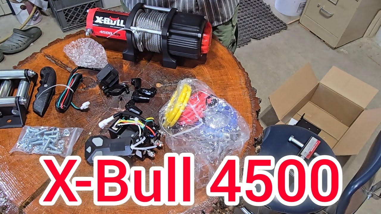 XBull 4500 winch - YouTube