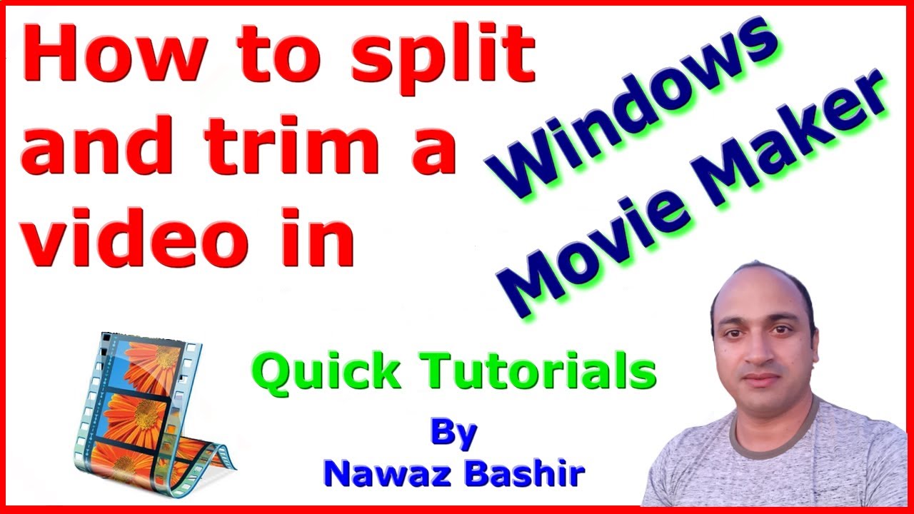 How to split and trim a video in Windows Movie Maker - YouTube