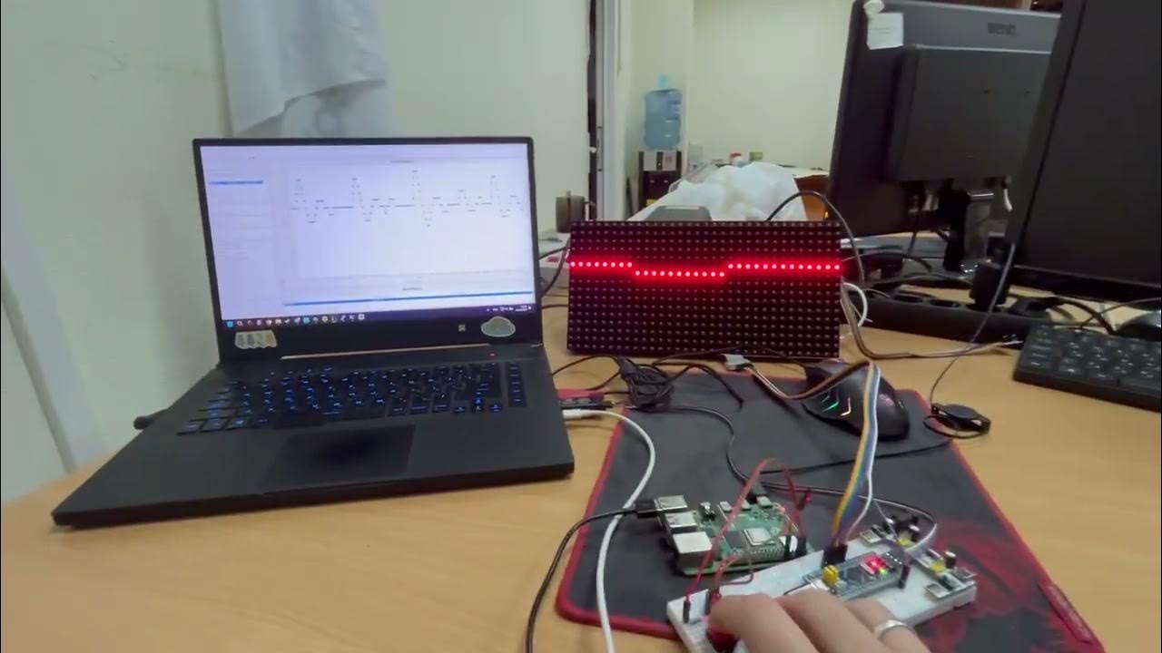 Underdamped Oscillation Using Rpi Stm32 Bluepill And P10 Led Board Youtube