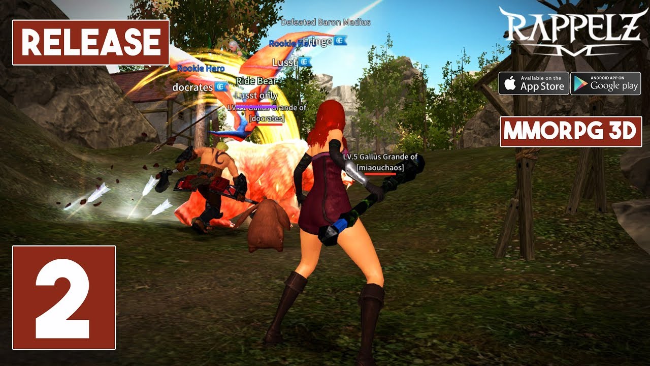 RAPPELZ M (Release) Gameplay Android / iOS - Open World 3D MMORPG #2 ...