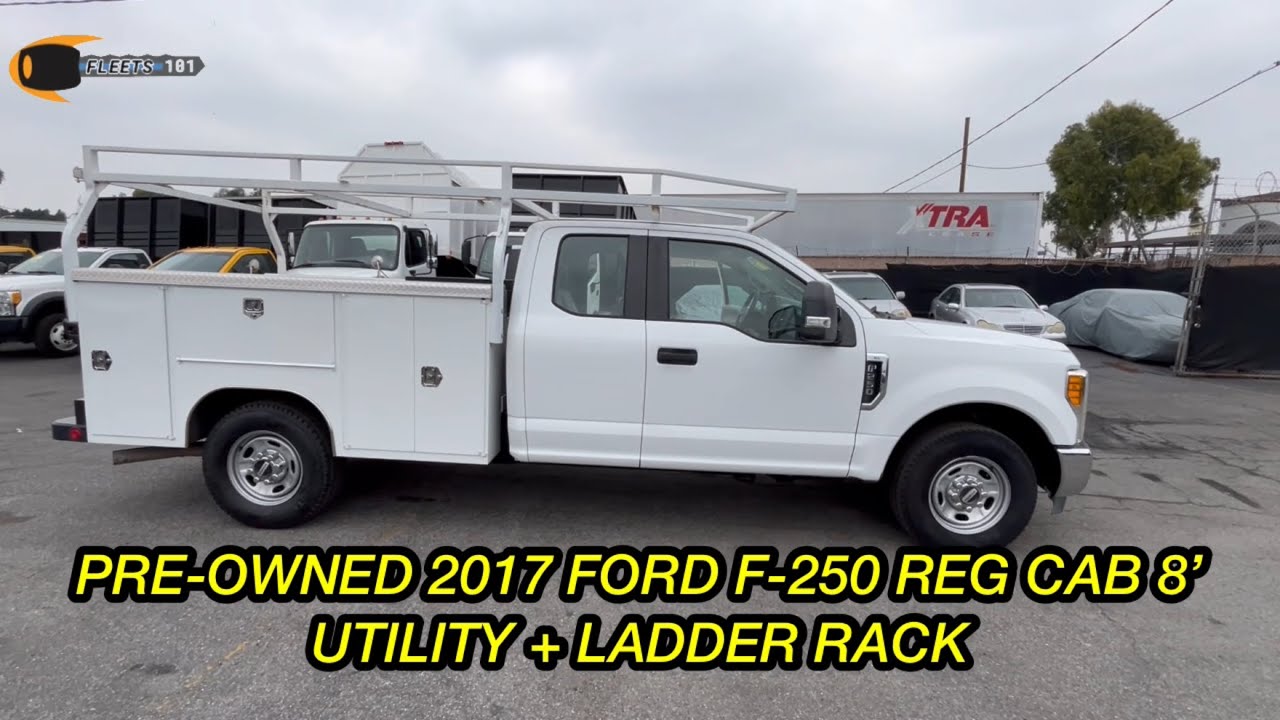 [For Sale] Pre-Owned 2017 Ford F-250 REG CAB 8’ Utility + Ladder Rack ...