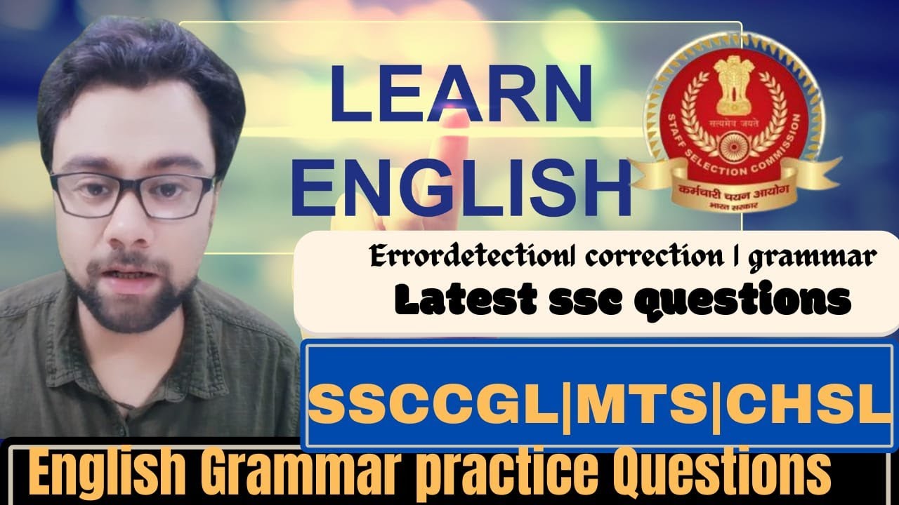 Ssccgl Mts Error Correction Detection Previous Year Questions English