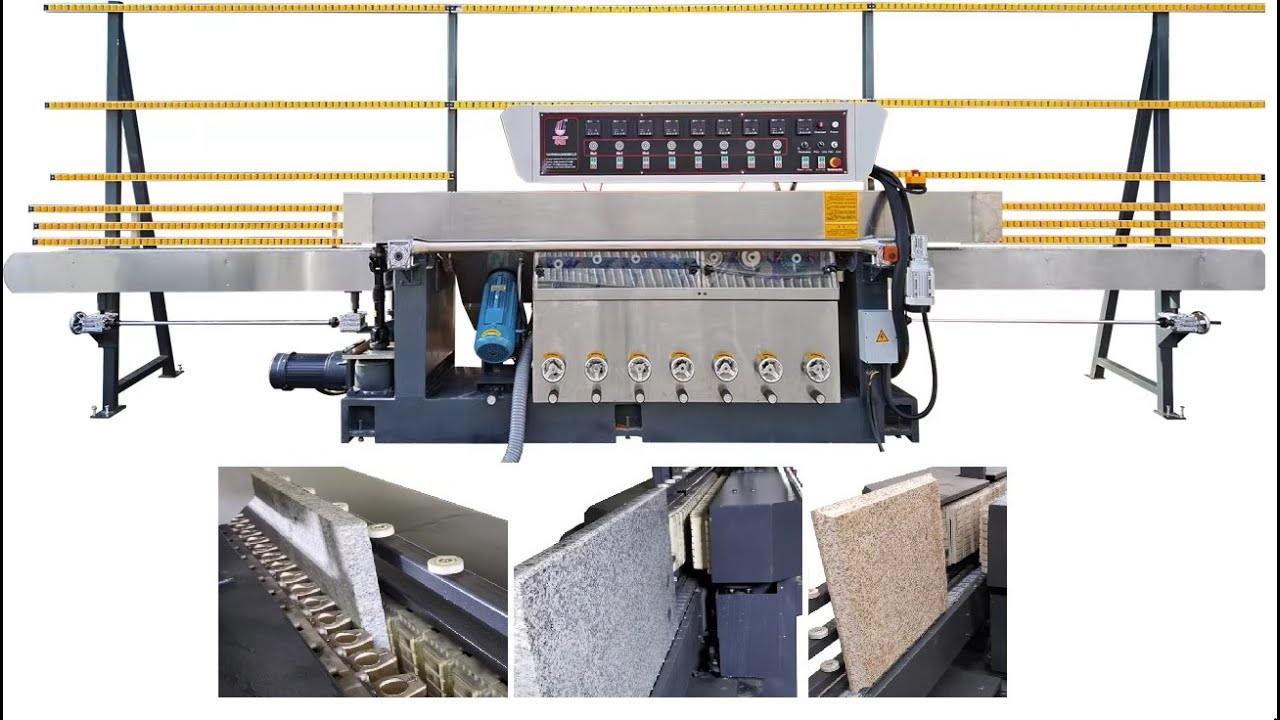 Automatic Marble Granite Edge Beveling Machine - YouTube