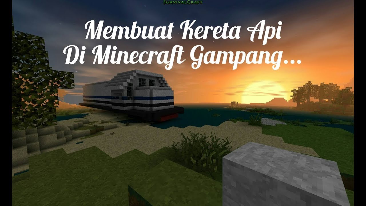 Minecraft Lokomotif kereta api Indonesia #train #minecraft #kereta ...