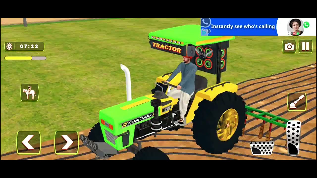 🚜 Realistic Tractor Farming Gameplay | Farming Simulator Tractor ...