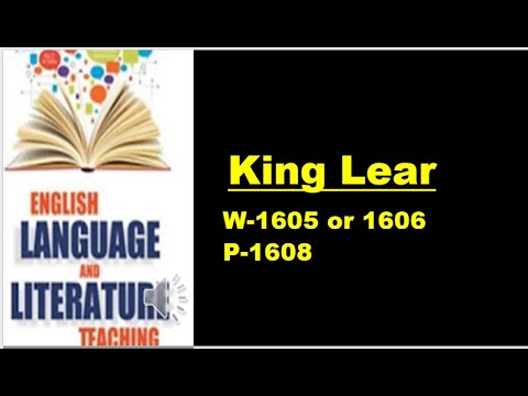 King Lear/William Shakespeare/Exam Oriented notes & key facts - YouTube