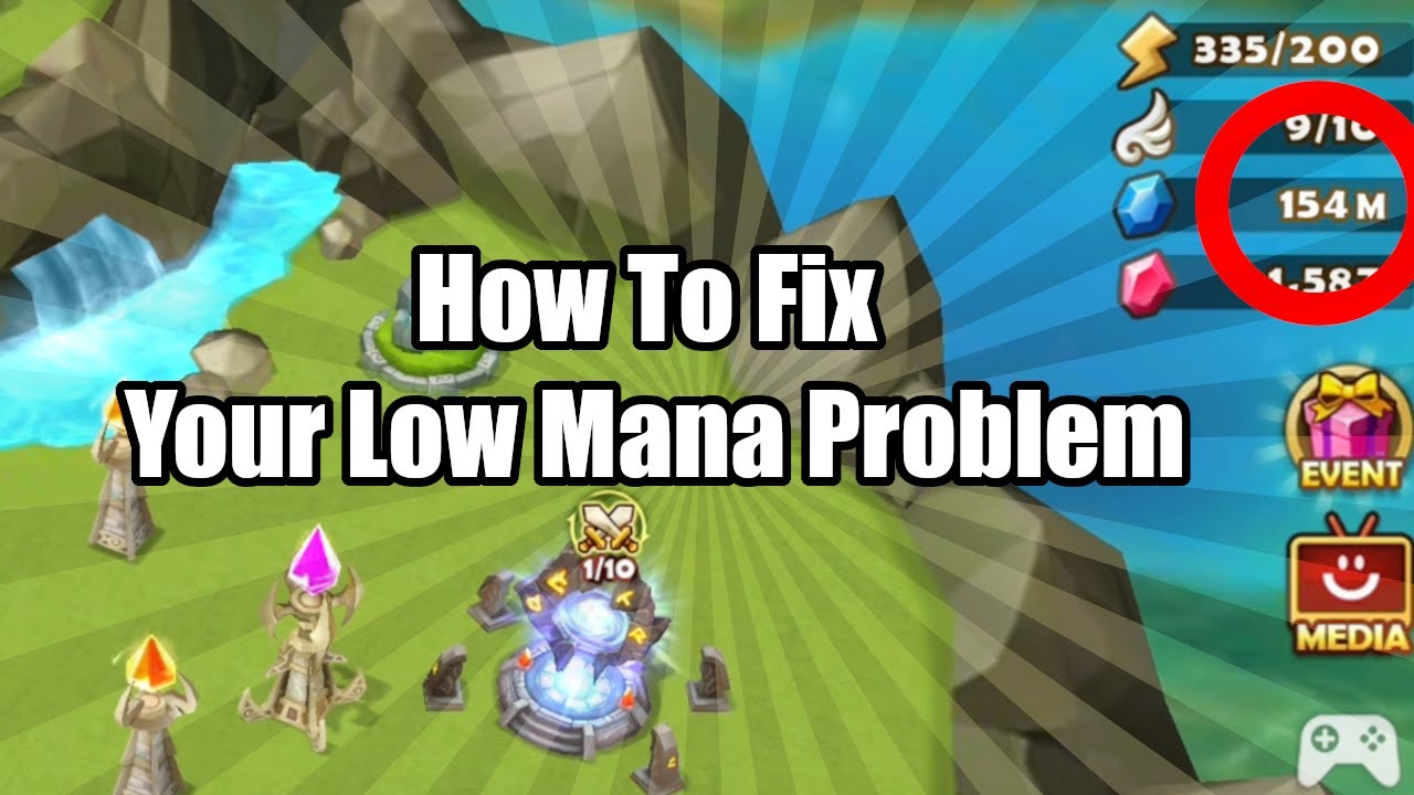 How to fix your mana problems Summoners war - YouTube