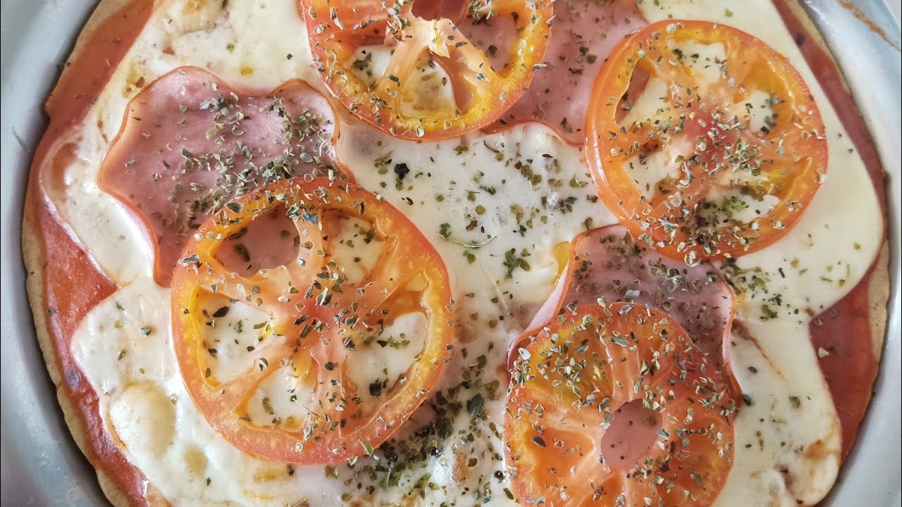 PIZZA FITNES DELICIOSA 😋 DELICIOUS FITNESS PIZZA - YouTube