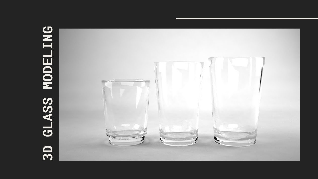 How to Create Glass in Cinema 4d | Cinema 4d Basic Modeling Tutorial ...