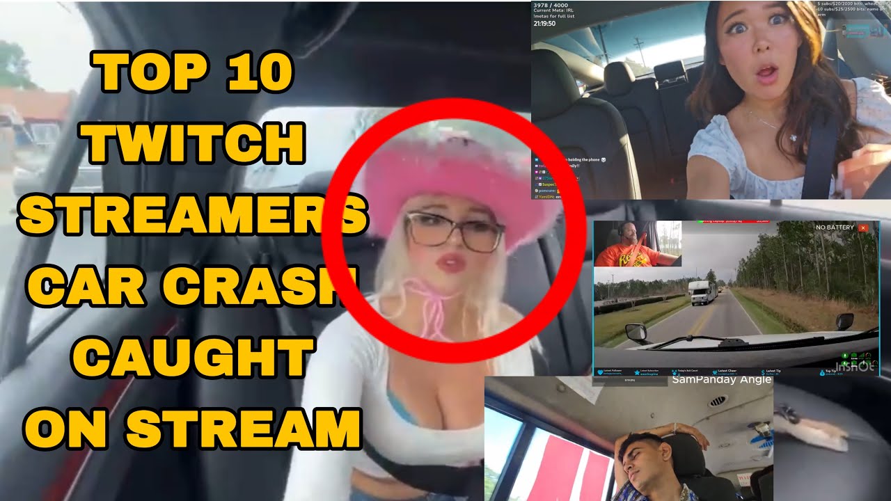 Twitch Streamers Car Crash Compilation - YouTube