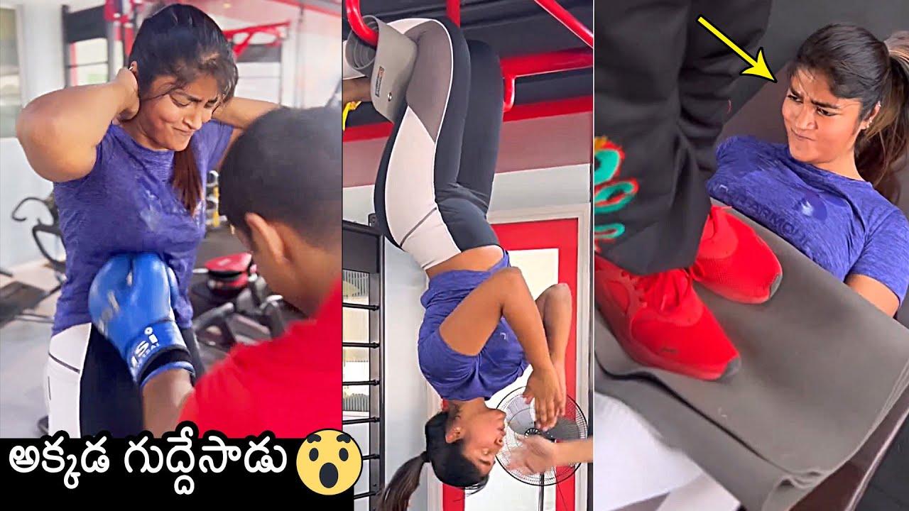 Dimple Hayathi Latest GYM Workout Video | Dimple Hayathi Latest Video ...