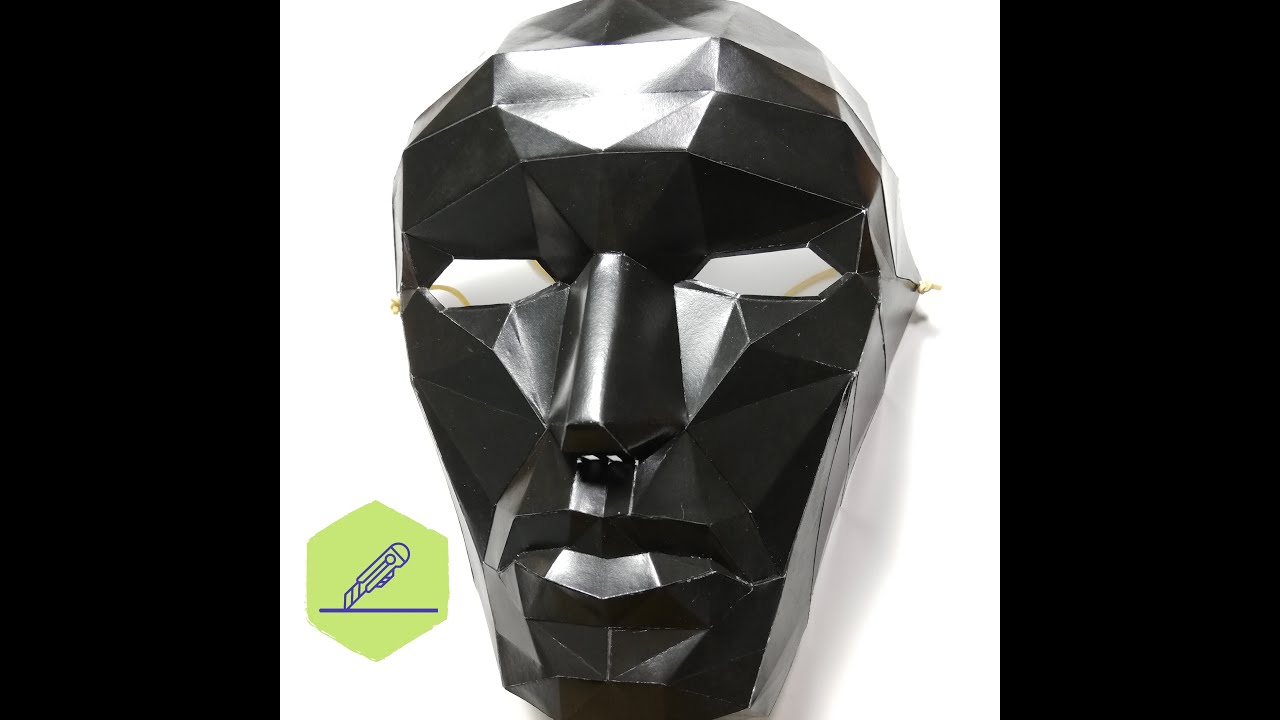 How to Make Squid Game Frontman Mask | Papercraft | DIY | Tutorial ...