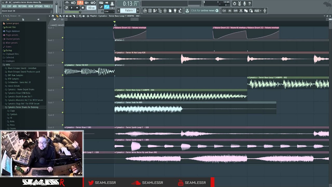 Mixing and Mastering a Brostep Drop Ft. Cymatics Samples - YouTube