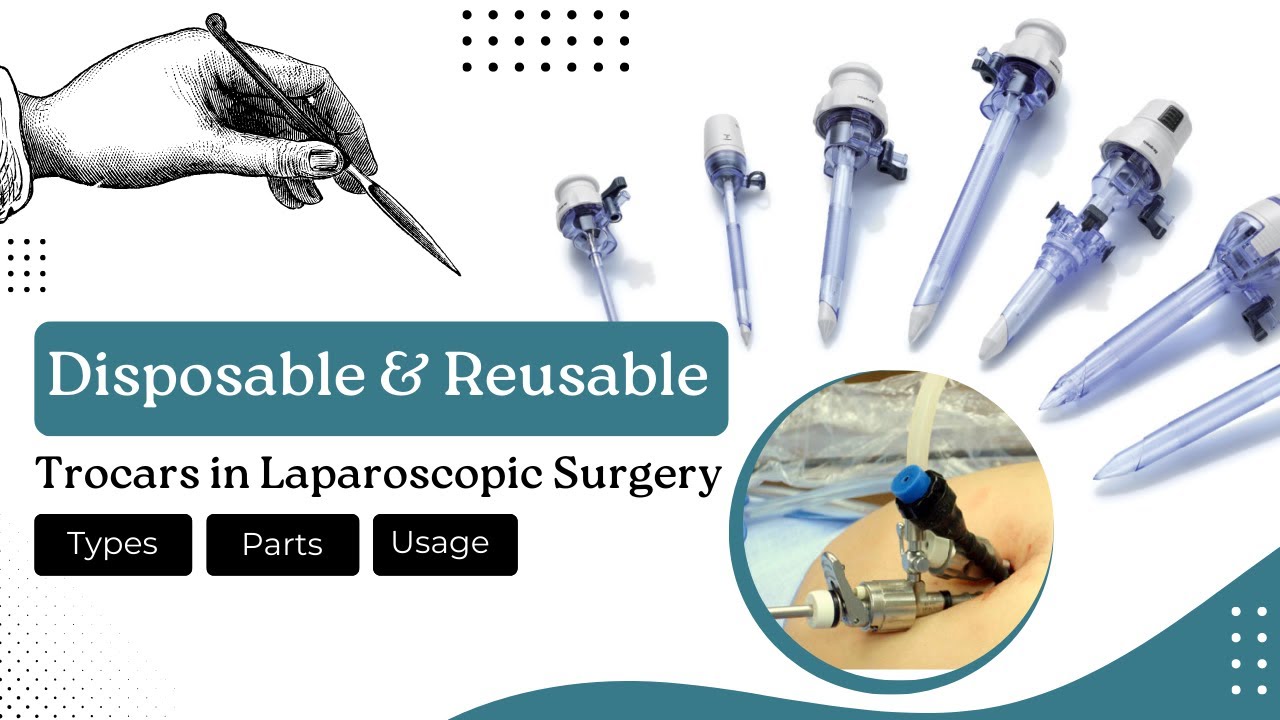 Understanding Disposable & Reusable Trocars in Laparoscopic Surgery: Types, Parts, and Usage ...