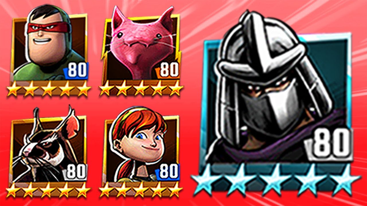 TMNT Legends Shredder Classic, April, Splinter, Pulverizer, Ice Cream ...