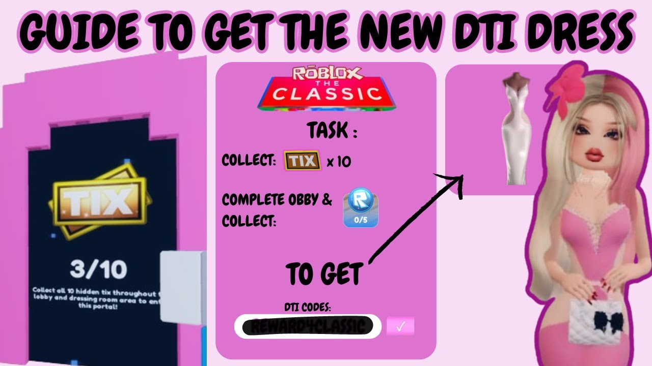 HOW TO GET NEW CODE IN DRESS TO IMPRESS' Classic Event UPDATE! | ROBLOX ...