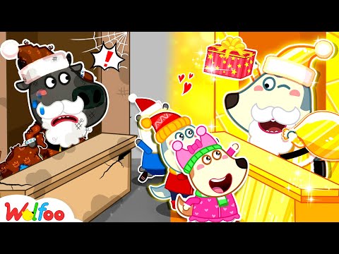 Rich vs Broke Santa Claus 🎅 | Merry Christmas | Wolfoo Channel | Kids Cartoon