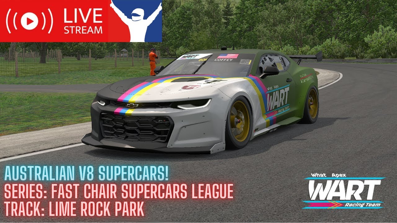 Racing the Australian V8 Gen 3 Supercars at Lime Rock Park! - YouTube