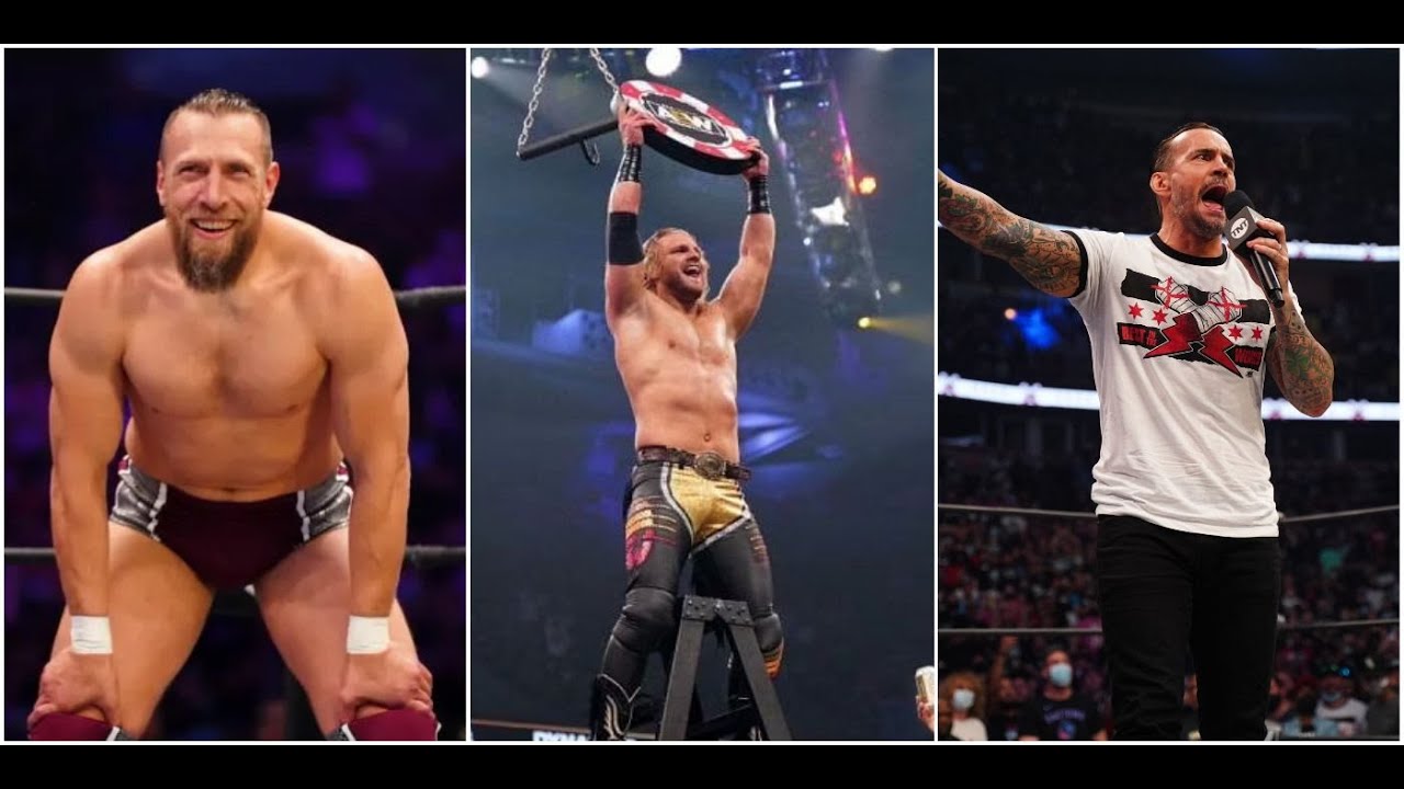 FULL MATCH : CM Punk Vs. Bryan Danielson Vs. Hangman Adam Page - AEW ...