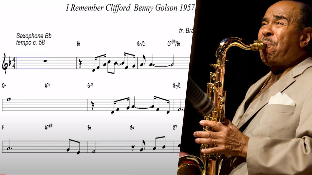 I Remember Clifford (Benny Golson 1957) Bb Tenor Sax Score - YouTube