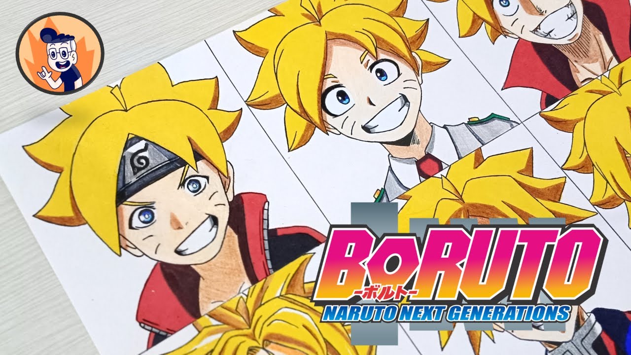 Drawing BORUTO in different anime styles || Boruto: Naruto Next ...