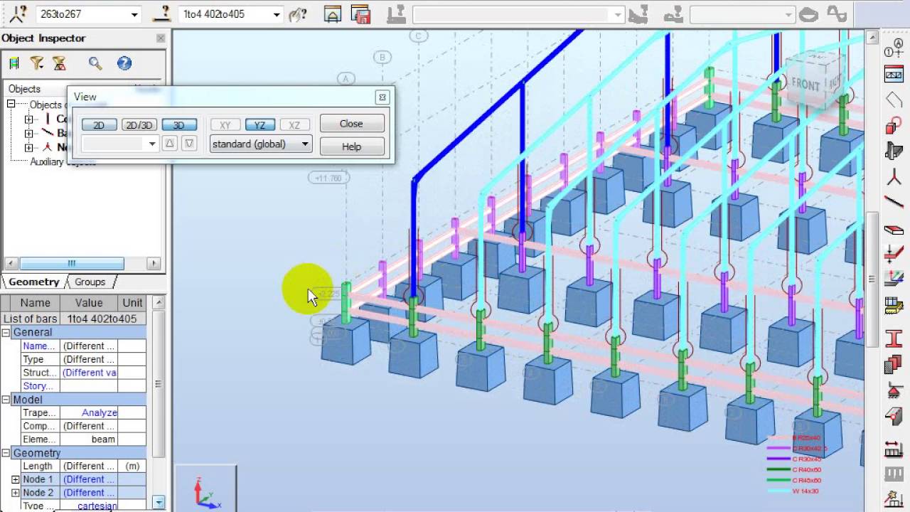 How to Model the Steel frame of Factory - YouTube