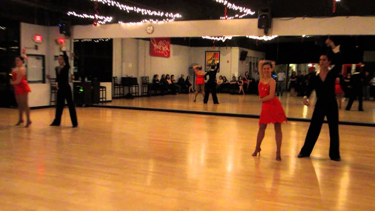 Claremont Colleges Ballroom Dance Company - Cha Cha - YouTube