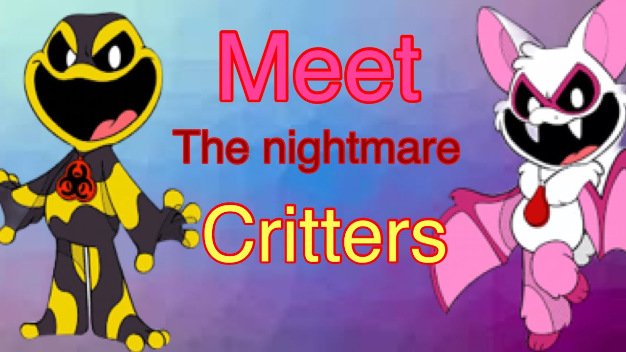 The nightmare critters see the smiling critters on McDonald’s in vrchat ...