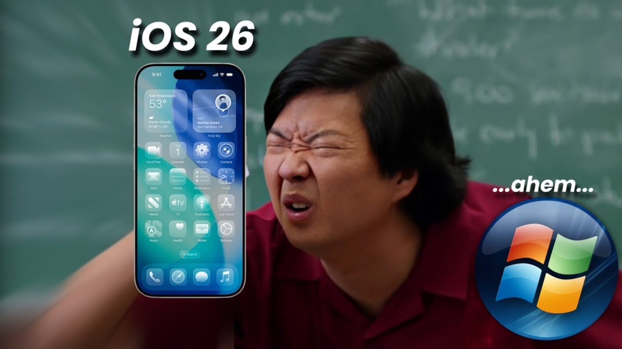 Win Vista comeback... at Apple with iOS 26 Liquid Glass - YouTube