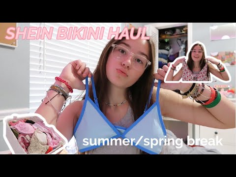 shein bikini haul *spring break & summer*