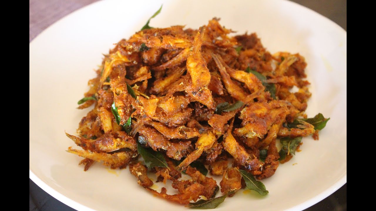 സ്പെഷ്യൽ Netholi Fry / Special Anchovy Fry / Nethili Fry - YouTube