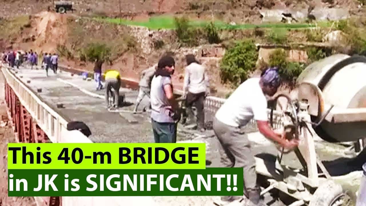 Remote areas in Rajouri (JK) gets 40-meter-long bridge for the first ...
