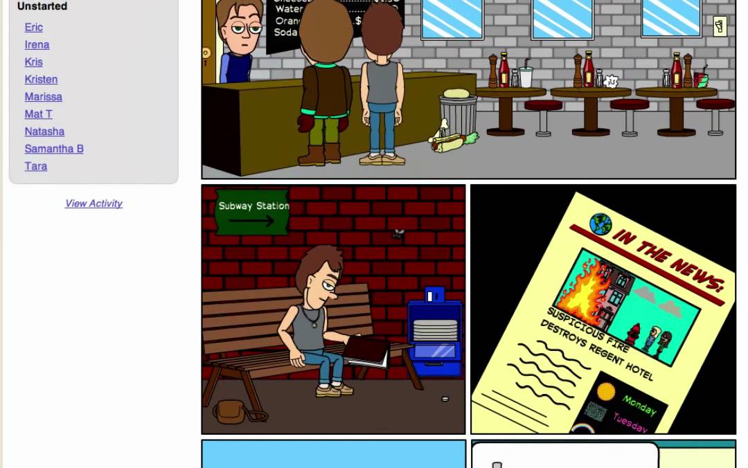 Bitstrips for Schools - YouTube