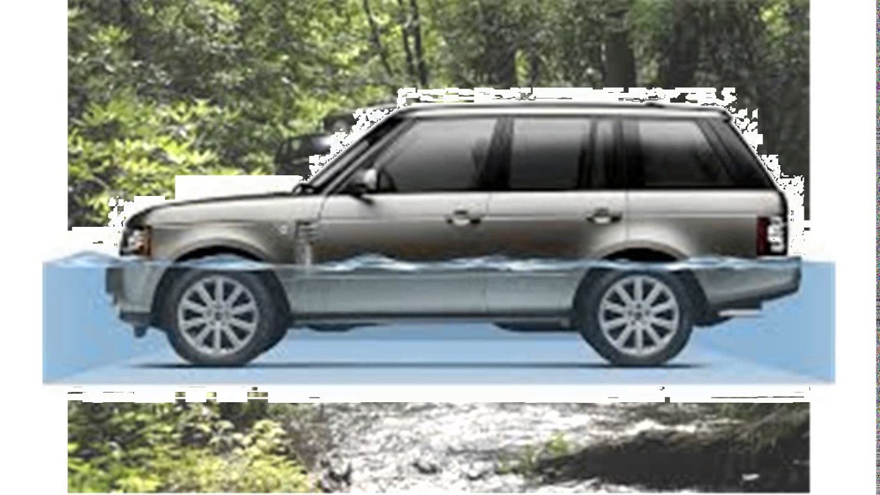range rover in water - YouTube