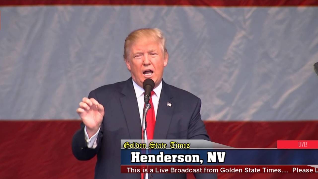 AMAZING: Donald Trump rally from Henderson, Nevada (10-5-16) - YouTube