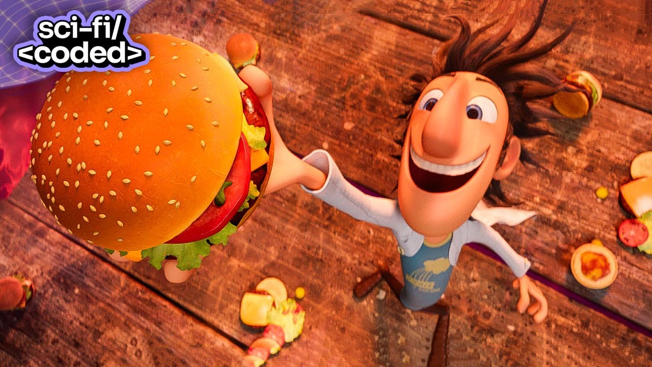 cloudy with a chance of meatballs (2009) - the food storm spreads ...
