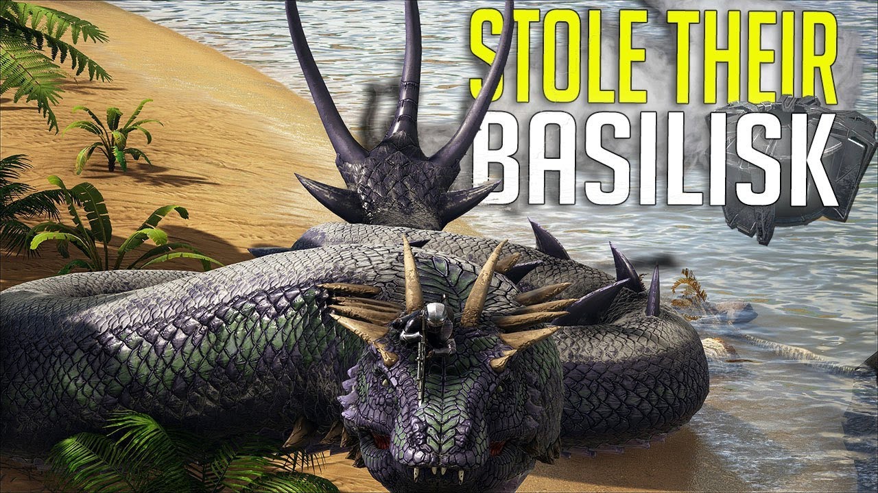 USING THE ENEMIES CRYOPOD BASILISK!! RAID! OFFICAL SMALL TRIBES PVP S3 ...