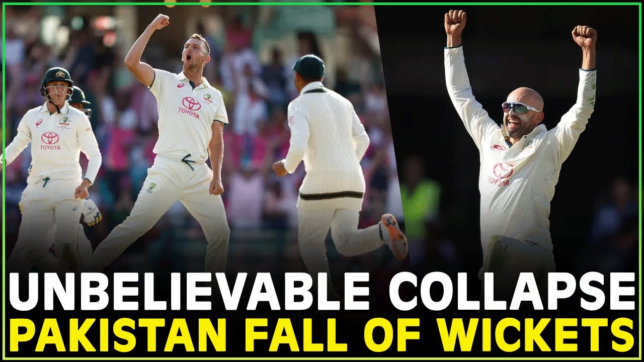 Unbelievable Collapse | Pakistan Fall of Wickets | PCB | MM2L - YouTube