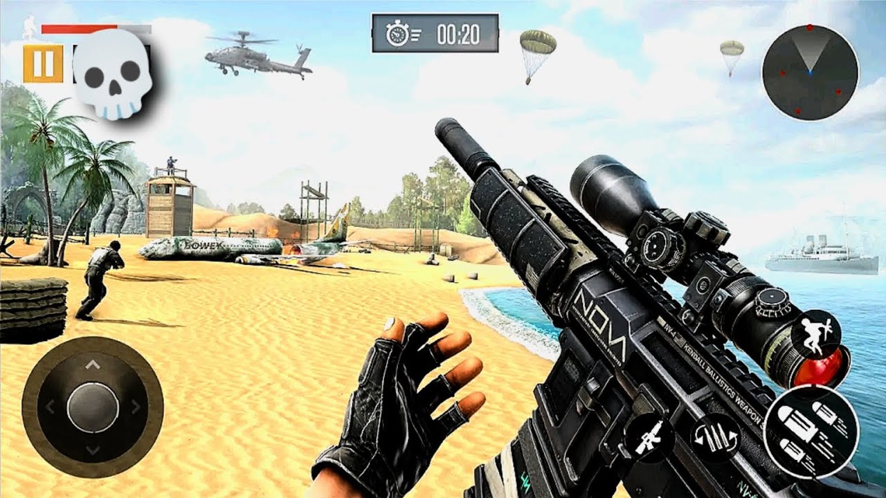 Commando Strike FPS Shooting. Like COD mobile.gameplay video - YouTube