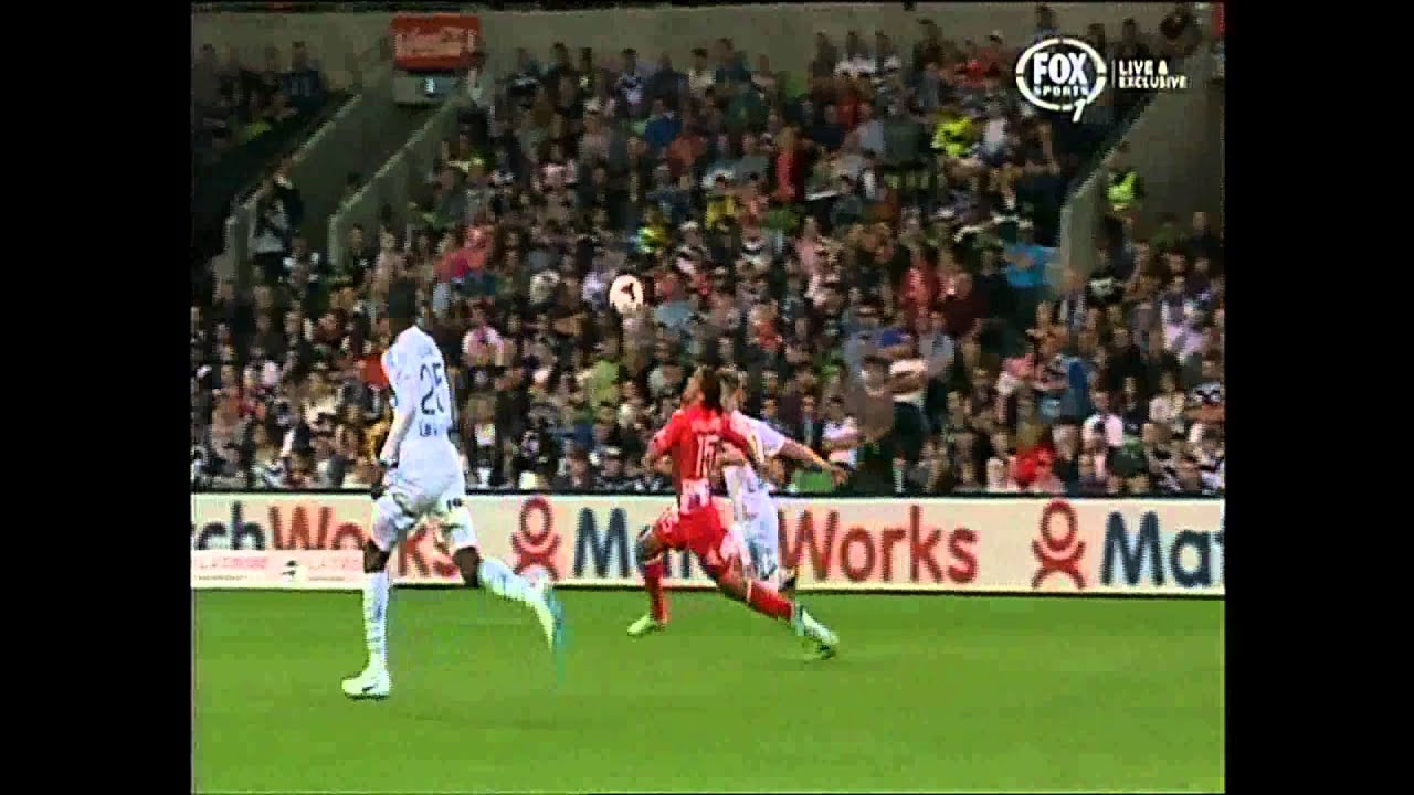 Nicholas Ansell Red Card Melbourne Heart Vs Melbourne Victory - YouTube