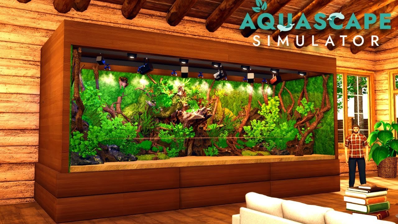 INSANE Aquascaping Aquarium Game | Picking in the Forest 1st Person ...