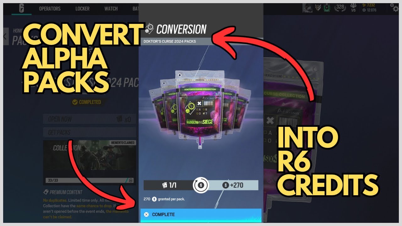 R6 If You Own ALL The Event Packs And Get The Free Packs THIS WILL ...